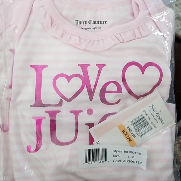 Juicy Couture | Matching Sets | New Juicy Couture Pink 2 Piece Pant Set ...